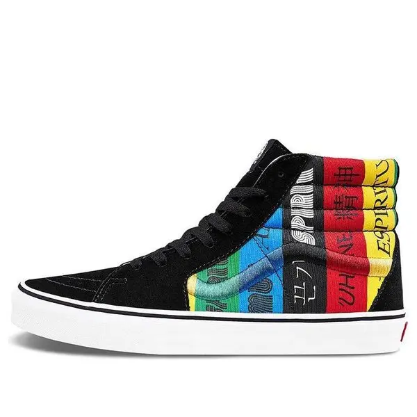 VANS Sk8-hi Spirit High Top Sneakers - Black/blue/green