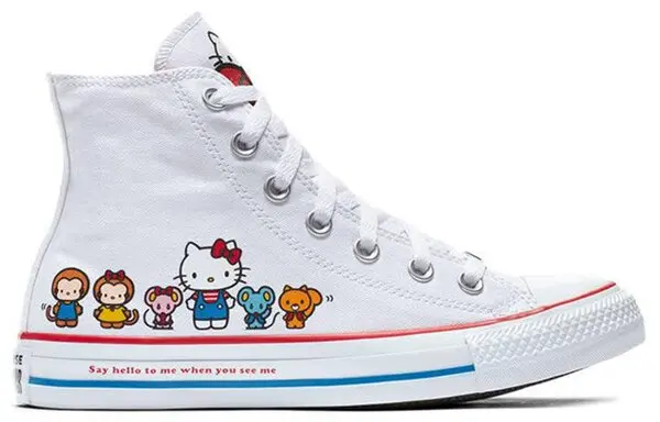 CONVERSE X Hello Kitty All Star Hi Top Sneakers