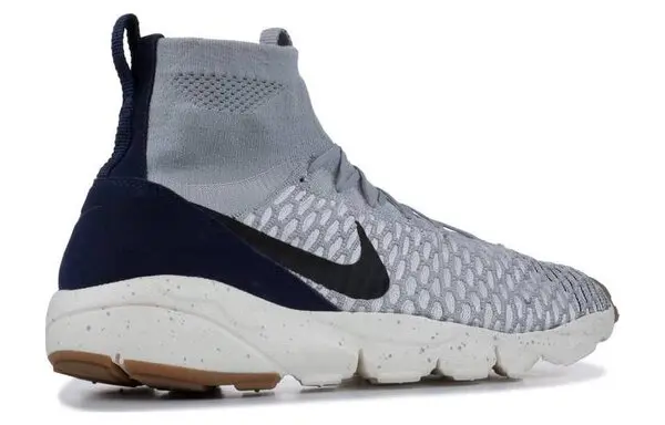 Nike Footscape Magista Flyknit High Top Sneakers - Wolf Grey/black-sail