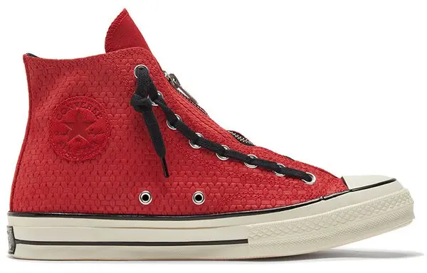 CONVERSE Chuck 70 Zip High Top Sneakers - Red/black