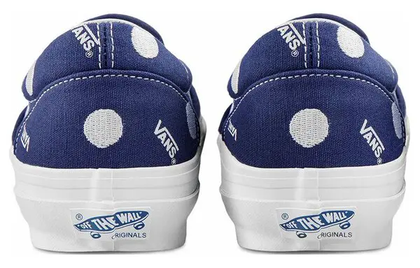VANS Og Classic Slip-on Lx Low Top Shoes - White/blue
