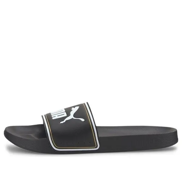 PUMA Leadcat Ftr Slide - Black/team Gold/white