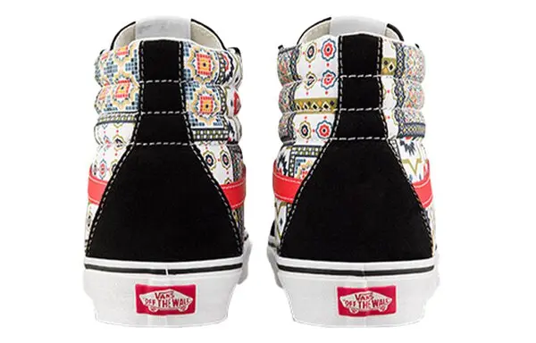 VANS Sk8-hi Reissue Moroccan Tile Check Sneakers - Black