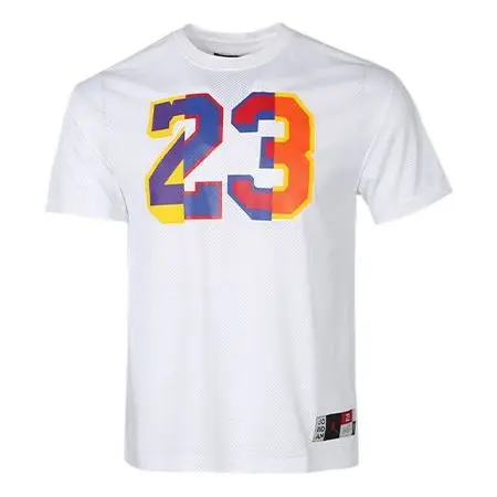 JORDAN Dna Printing Mesh Sports T-shirt - White