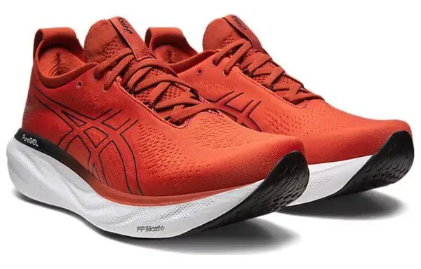 Asics Gel-nimbus 25 Athletic Sneakers - Red