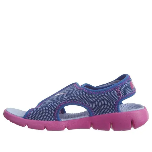 Nike Sunray Adjust 4 Gs Ps "hydrangeas" Sandals - Hydrangeas/fire Pink/comet Blue
