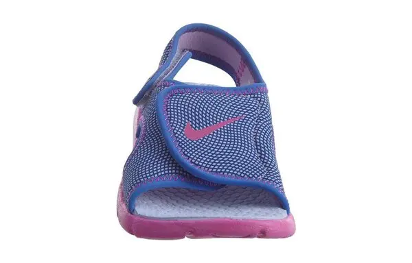 Nike Sunray Adjust 4 Gs Ps "hydrangeas" Sandals - Hydrangeas/fire Pink/comet Blue