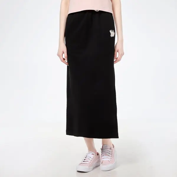 PUMA Logo Printing Half Body Long Skirt