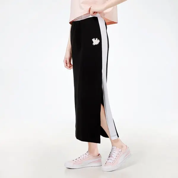 PUMA Logo Printing Half Body Long Skirt