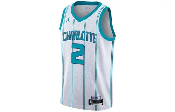JORDAN Nba Charlotte Hornets 2021/22 Lonzo Ball Jersey #2 - Blue
