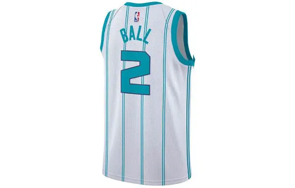 JORDAN Nba Charlotte Hornets 2021/22 Lonzo Ball Jersey #2 - Blue