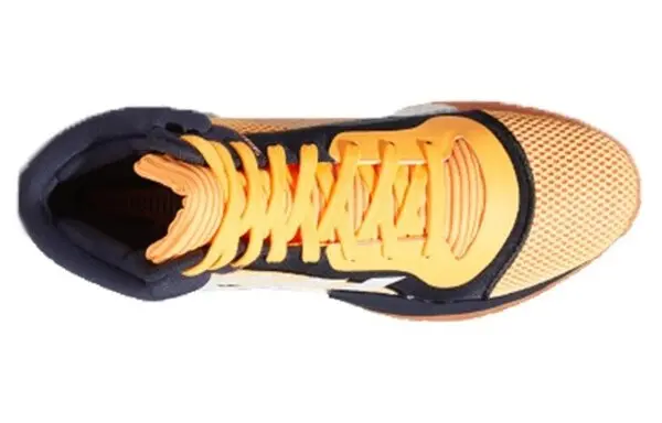 Adidas Marquee Boost High Top Sneakers - Orange/white/blue