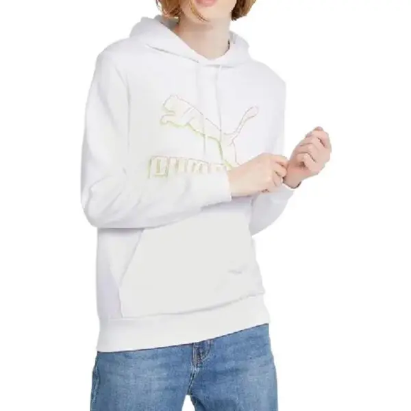 PUMA Essentials Fleece Hoodie - White