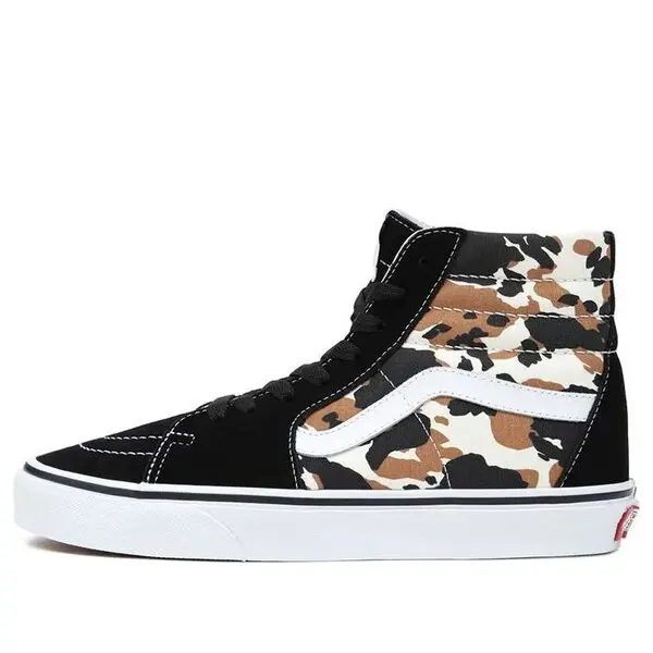 VANS Sk8-hi High Top Sneakers - Black/brown