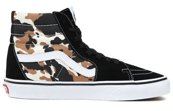 VANS Sk8-hi High Top Sneakers - Black/brown