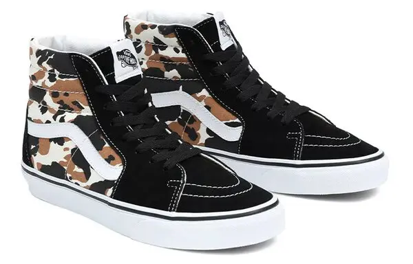 VANS Sk8-hi High Top Sneakers - Black/brown
