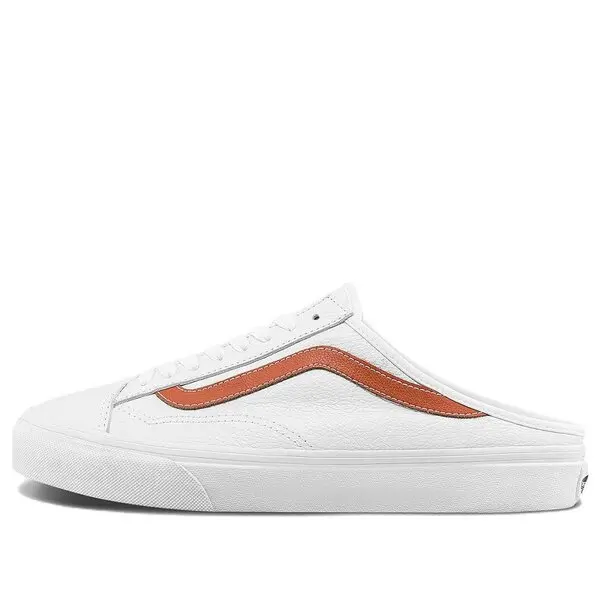 VANS Style 36 Mule "white Bombay Brown - White/orange
