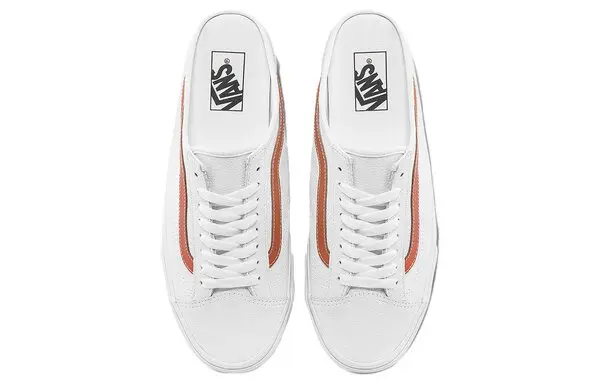 VANS Style 36 Mule "white Bombay Brown - White/orange