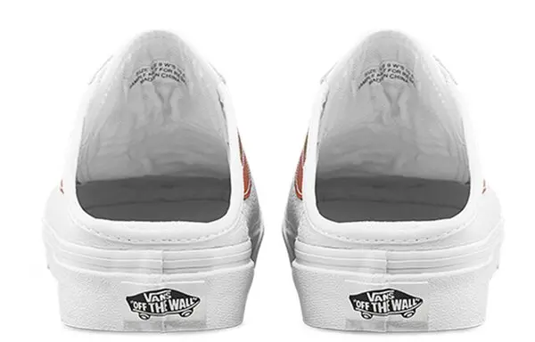 VANS Style 36 Mule "white Bombay Brown - White/orange