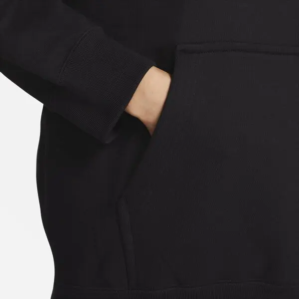 Nike Solo Swoosh Fleece Pullover Hoodie - Black/white