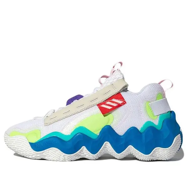 Adidas Exhibit B Basketball Sneakers - White/blue