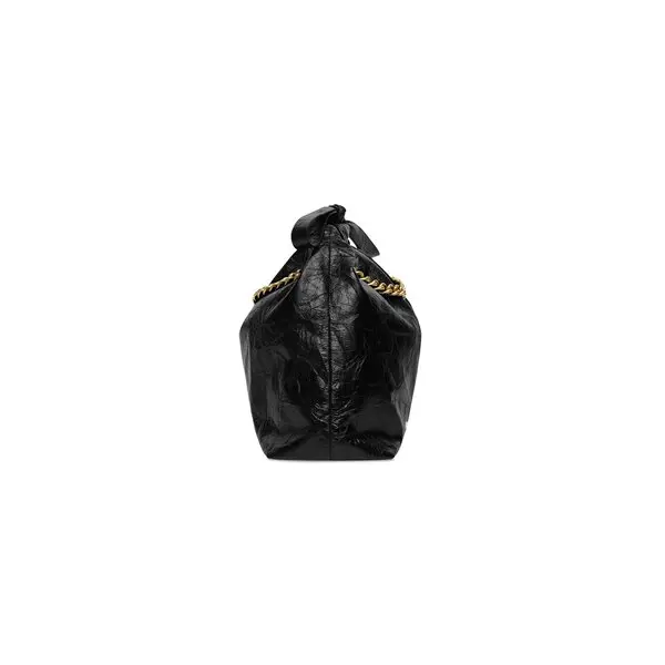 Balenciaga Crush Small Tote Bag - Black