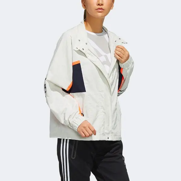 Adidas Logo Printing Stand Collar Track Jacket