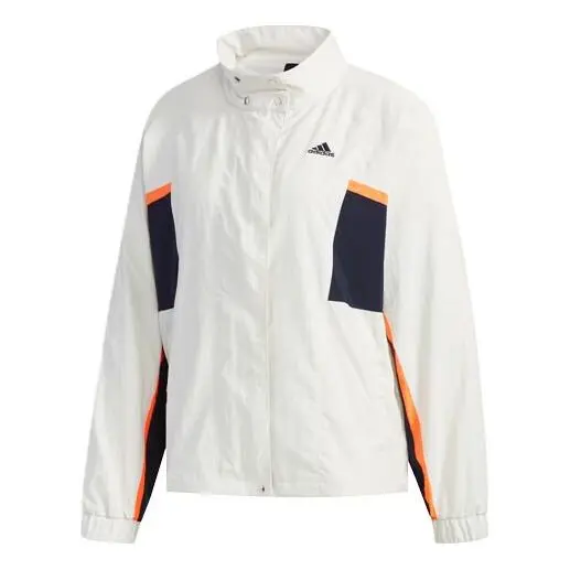 Adidas Logo Printing Stand Collar Track Jacket - Default Color