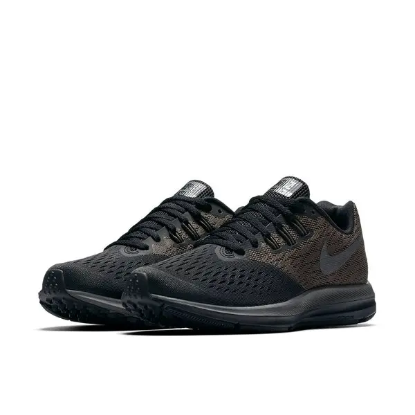 Nike Zoom Winflo 4 Anthracite Lace-up Athletic Sneakers