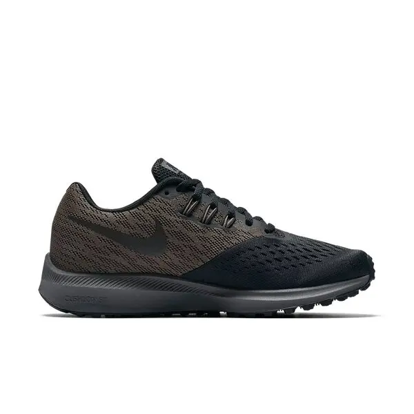 Nike Zoom Winflo 4 Anthracite Lace-up Athletic Sneakers