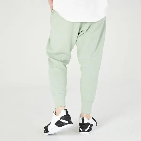 Nike Embroidered Logo Knit Bundle Feet Sports Pants/trousers/joggers Autumn Green Yellow - Multi-color