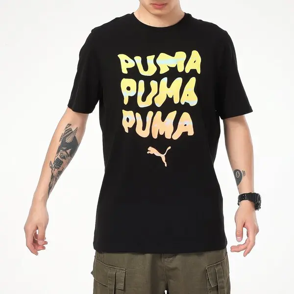 PUMA Summer Graphic T-shirt - Black