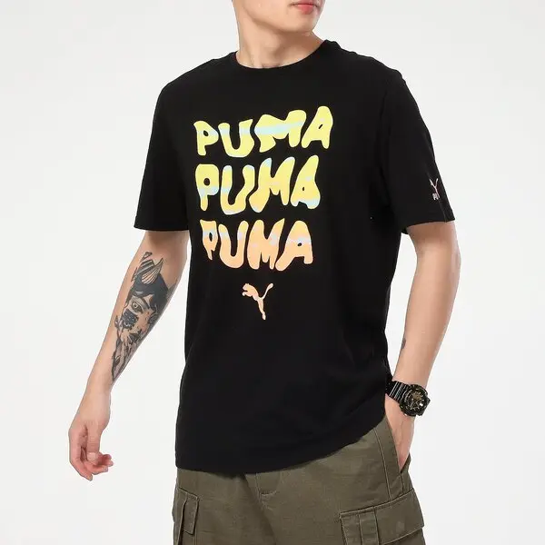 PUMA Summer Graphic T-shirt - Black