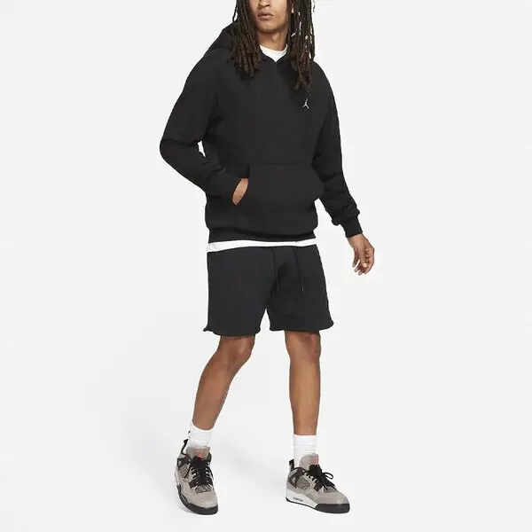 JORDAN Air Embroidered Logo Sports Fleece Hoodie - Multi-color