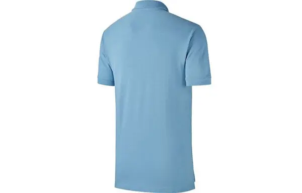 Nike Lapel Short Sleeve Polo Shirt - Blue