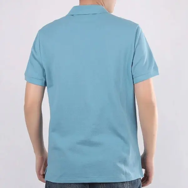 Nike Lapel Short Sleeve Polo Shirt - Blue