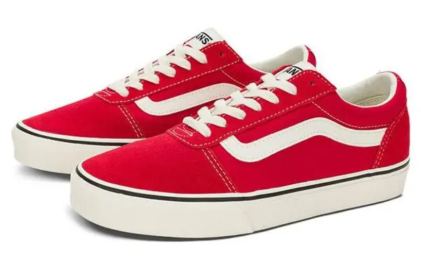 VANS Ward Low Top Sneakers - Red