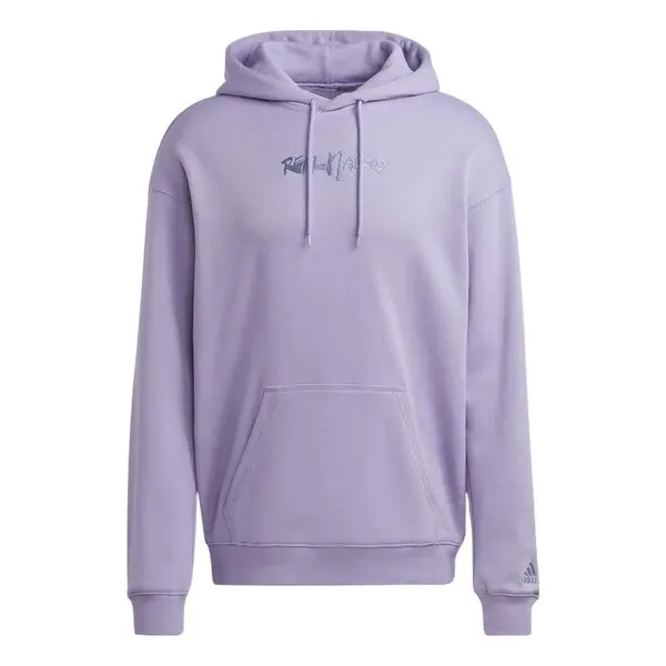 Adidas Real Madrid Hoodie With Embroidery - Magic Lilac