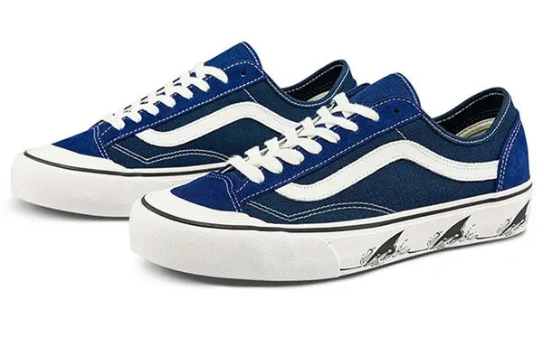 VANS Style 36 Decon Sf "shark Fin Salt Wash - Blue/white