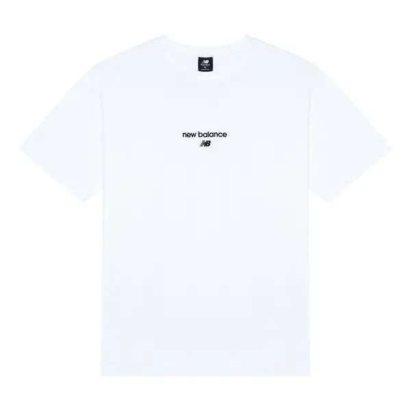 NEW BALANCE Logo T-shirt - White/black