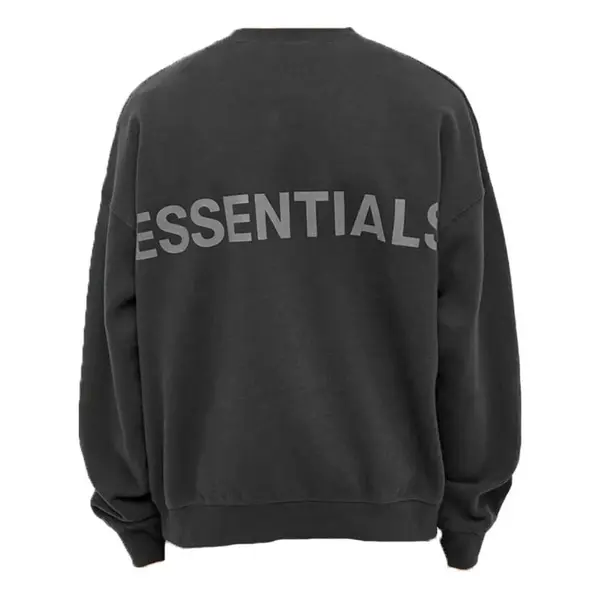 Fear Of God Reflective Logo Sweatshirt - Black