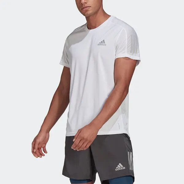 Adidas Own The Run Reflective Crewneck Short Sleeve T-shirt