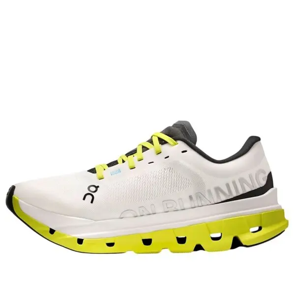 On Cloudflow Athletic Sneakers - White/lime