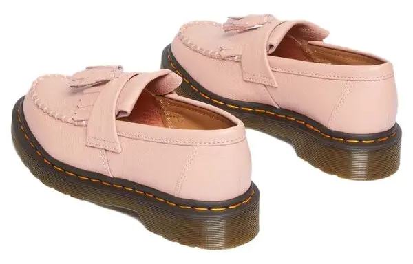 Dr. Martens Adrian Virginia Leather Tassel Loafers - Pink