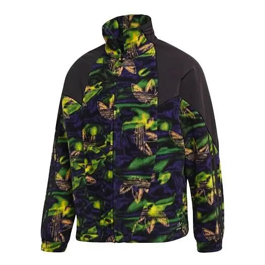 Adidas Originals Graphic Print Track Jacket - Black