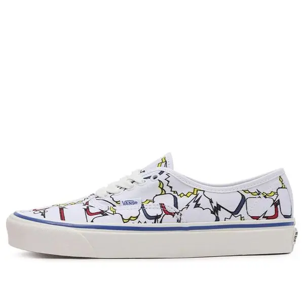 VANS Factory Authentic 44 Dx Low Top Sneakers - White/red