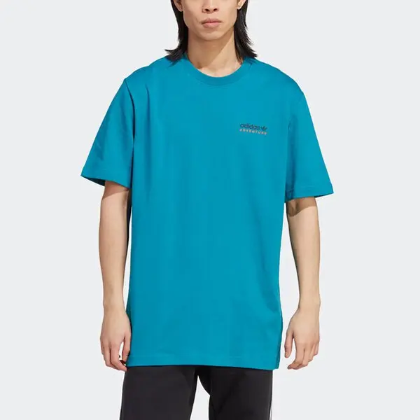 Adidas Adventure Mountain Back Tee 'active Teal