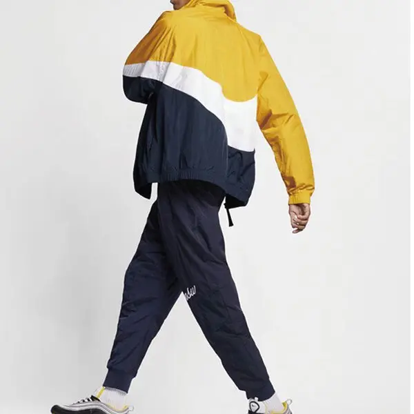 Nike Colorblock Knitted Zipper Windproof Track Jacket