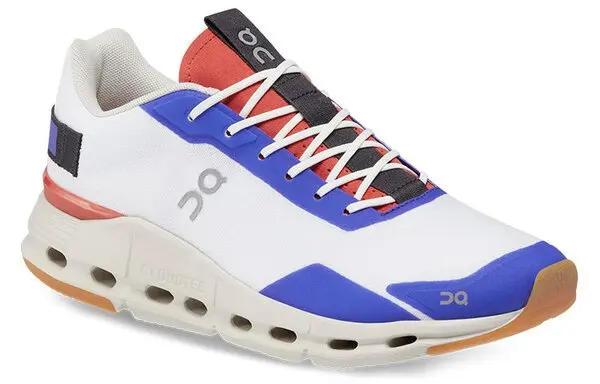 On Cloudnova Form Sneakers - White/rust
