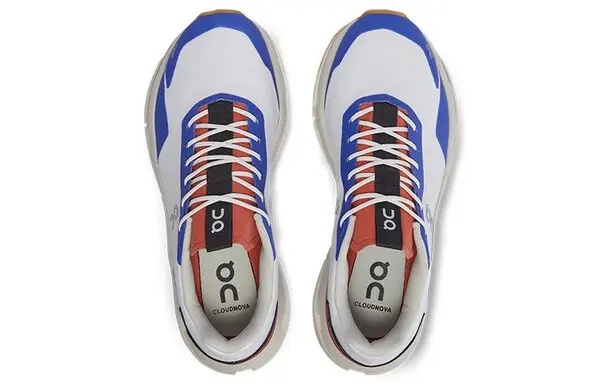 On Cloudnova Form Sneakers - White/rust